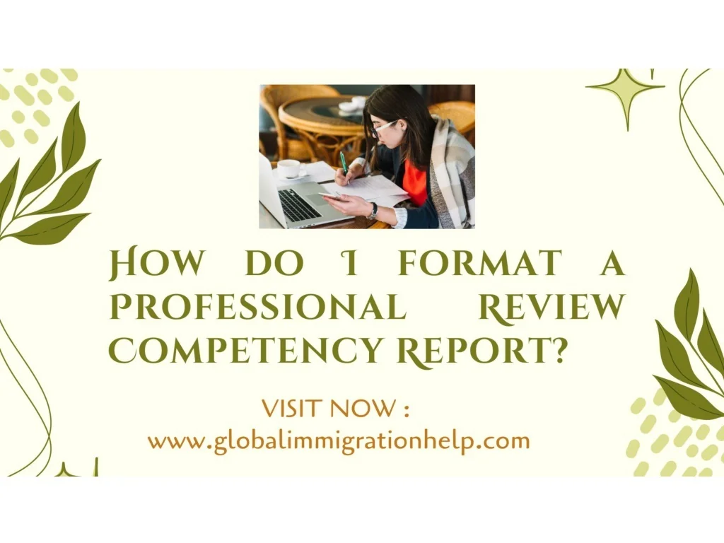 PPT - How do I format a Professional Review Competency Report ...