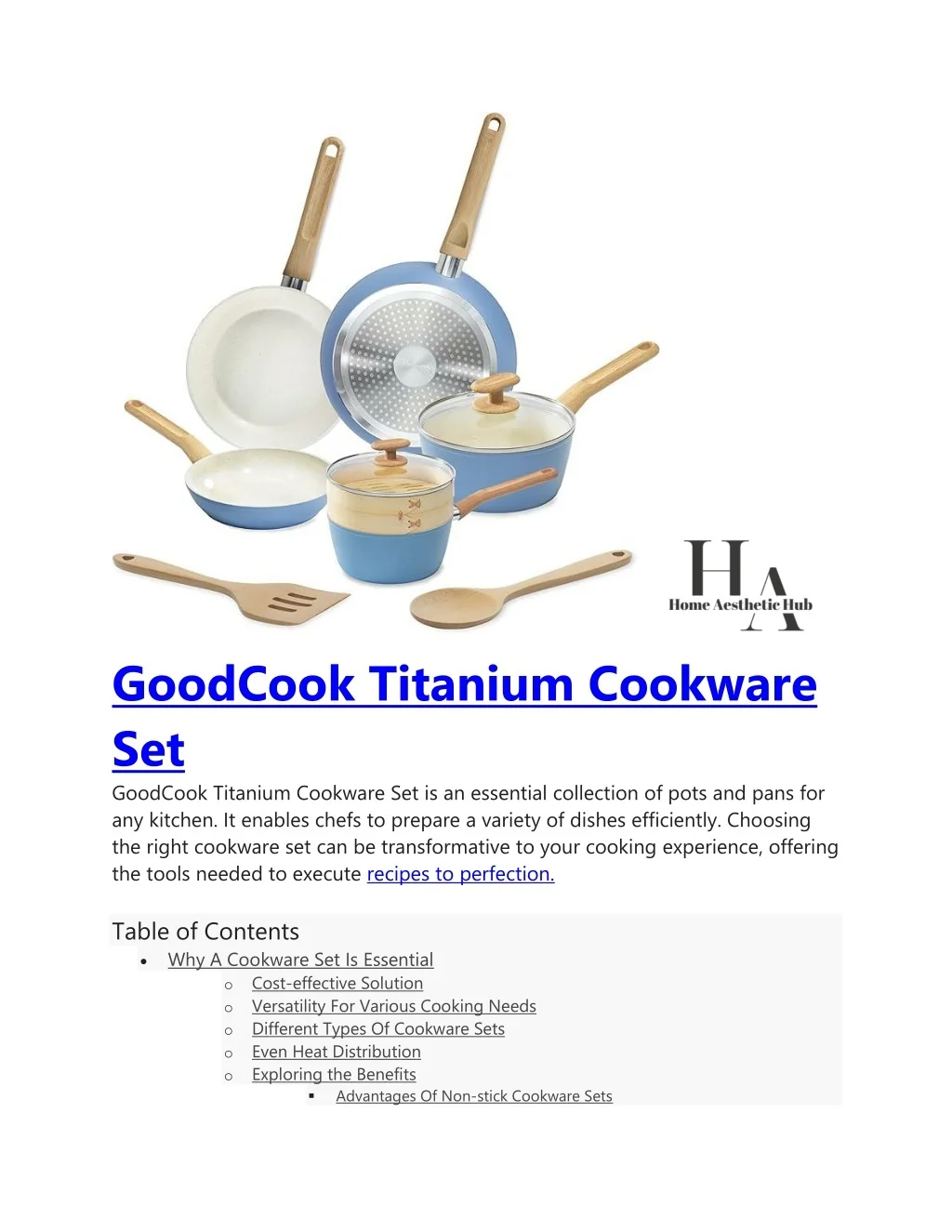 PPT - GoodCook Titanium Cookware Set PowerPoint Presentation, free ...
