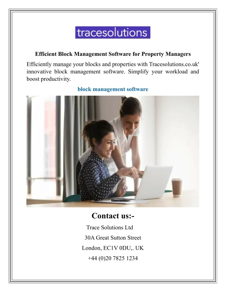 PPT - Efficient Block Management Software for Property Managers ...