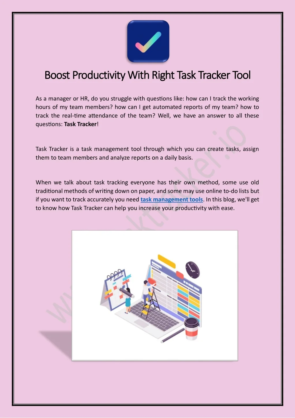 PPT - Boost Productivity With Right Task Tracker Tool PowerPoint ...
