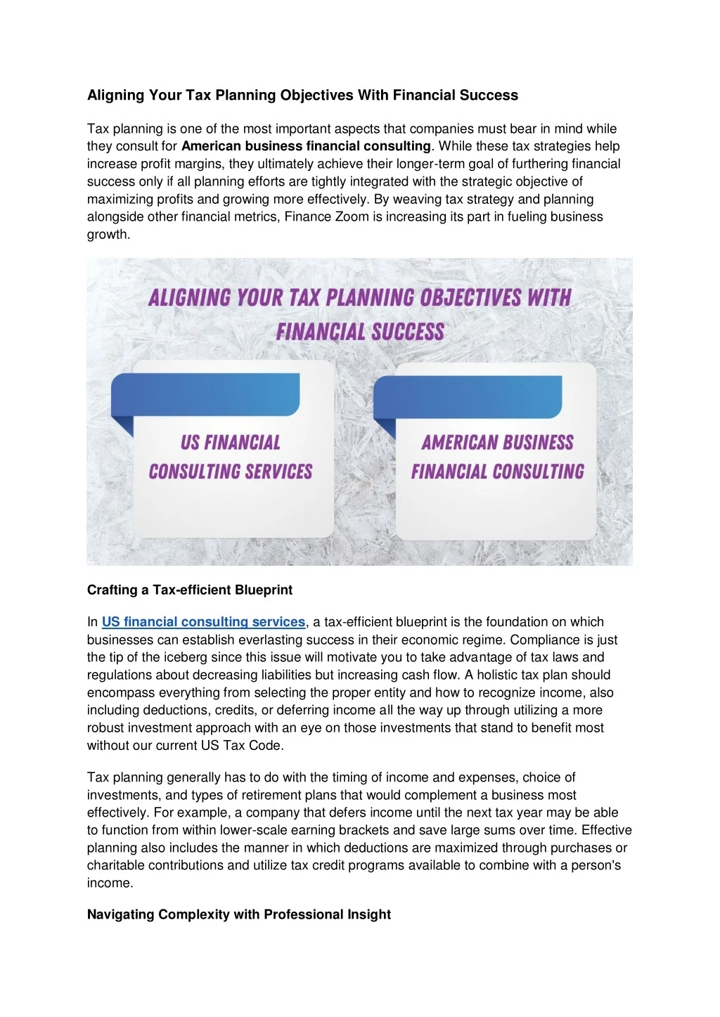 PPT - Aligning Your Tax Planning Objectives with Financial Success ...