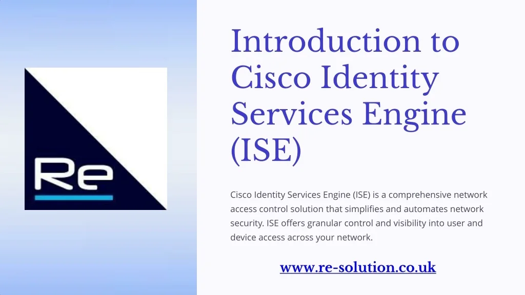 PPT - Introduction to Cisco Identity Services Engine (ISE) PowerPoint ...