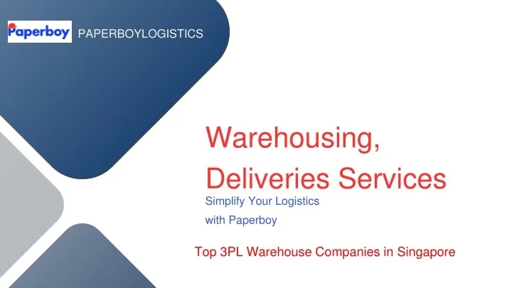 PPT - Top 3PL Warehouse Companies in Singapore PowerPoint Presentation ...