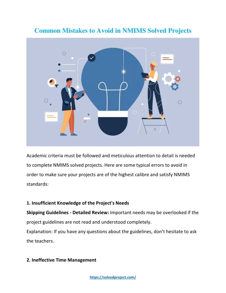 PPT - Common Mistakes to Avoid in NMIMS Solved Projects PowerPoint ... PPT - Common Mistakes to Avoid in NMIMS Solved Projects PowerPoint ...