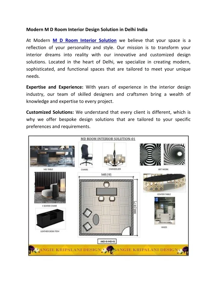 PPT - M D Room Interior Design Solution in Delhi India PowerPoint ...
