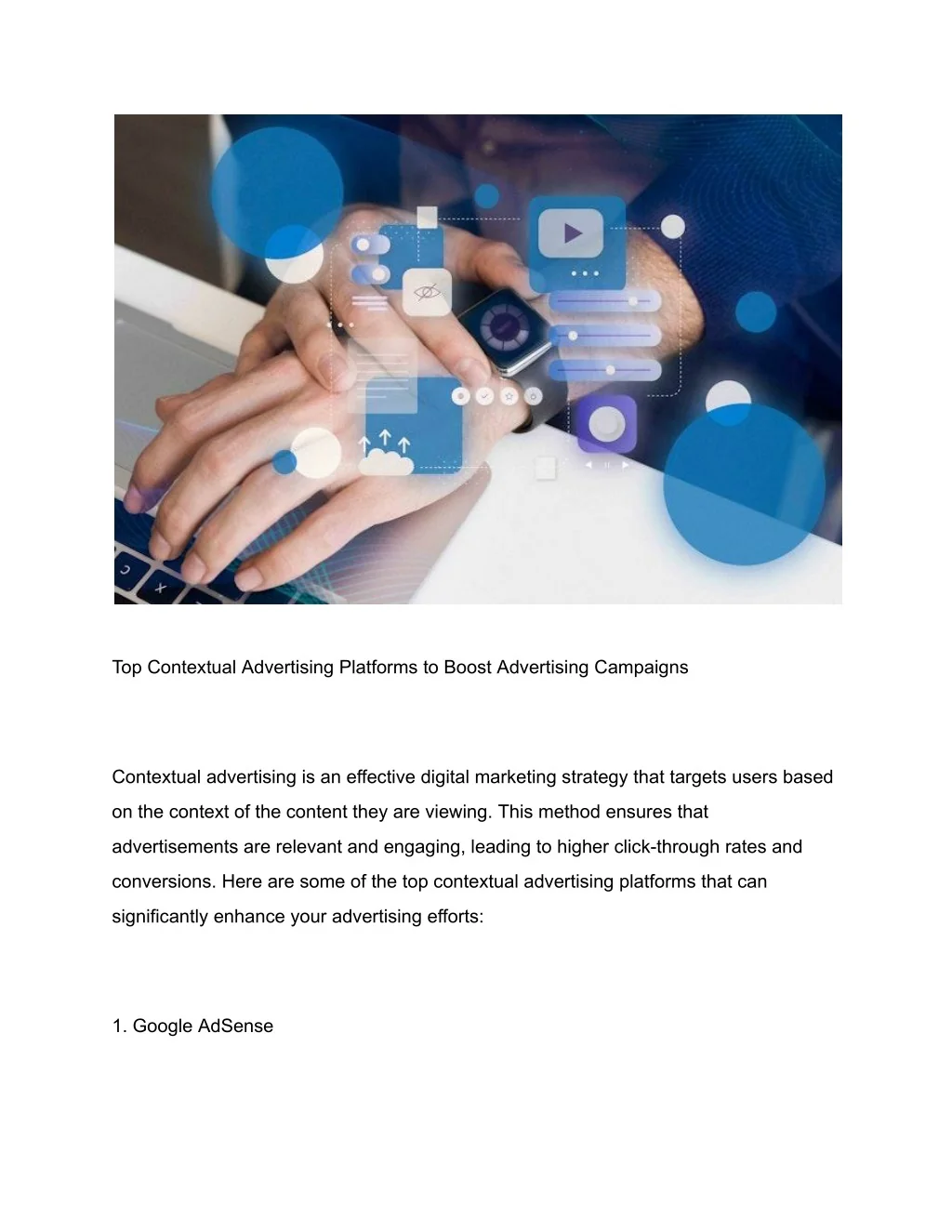 PPT - Top Contextual Advertising Platforms to Boost Advertising Campaigns PowerPoint ...