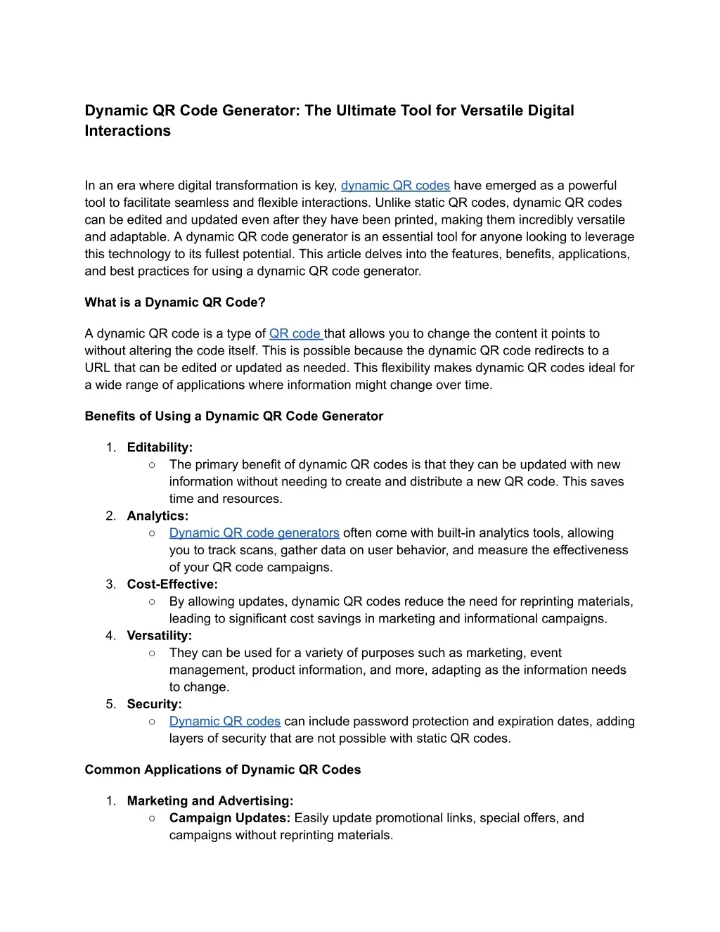 PPT - DYNAMIC QR CODES GENERATOR PowerPoint Presentation, free download ...