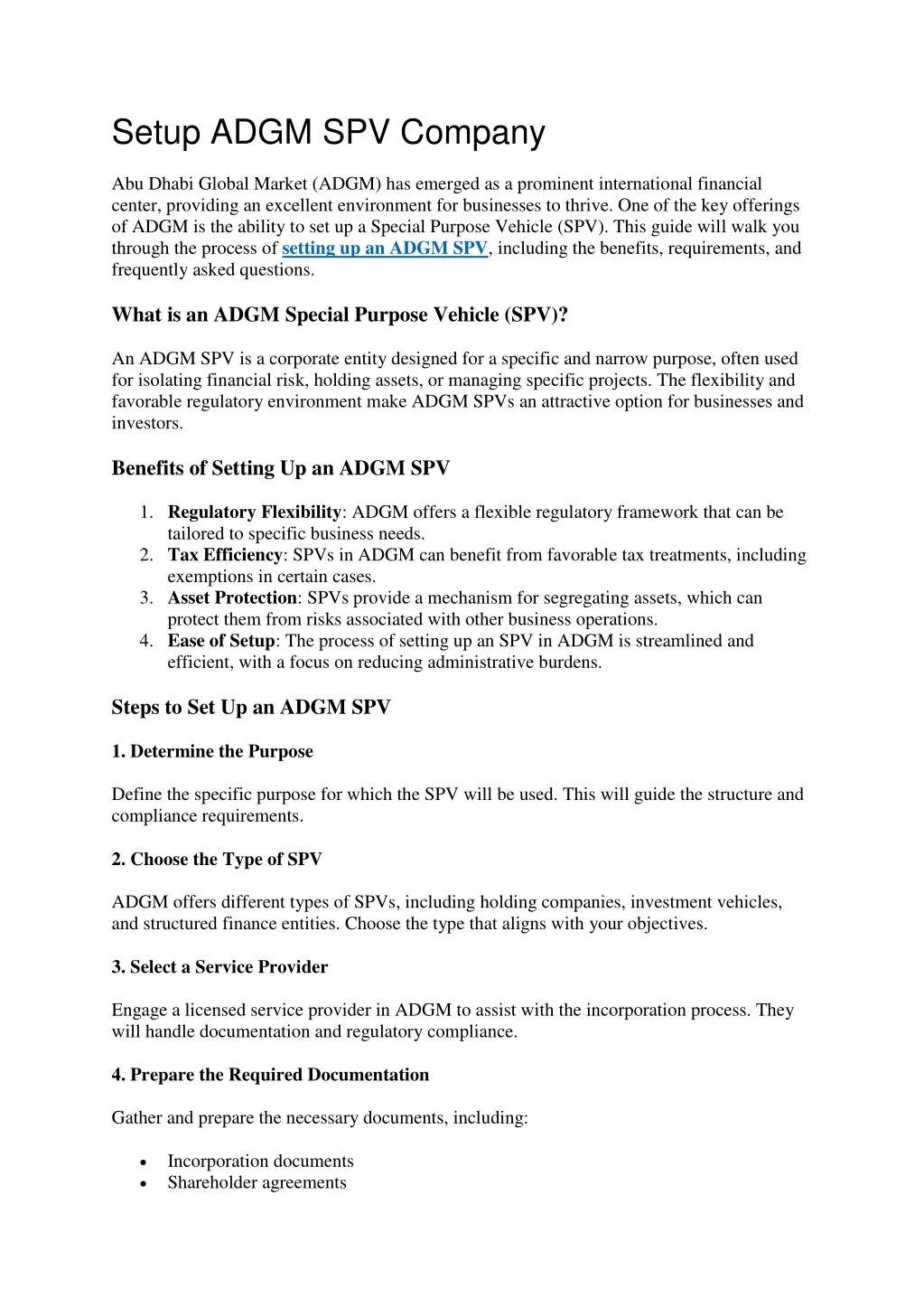 PPT - Setup ADGM SPV Company PowerPoint Presentation, free download ...