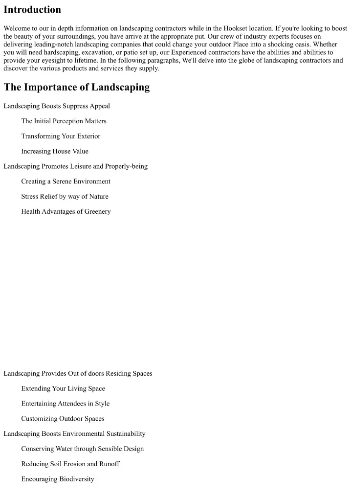 PPT - Landscaping Contractor Hookset: Beautifying Your Surroundings ...