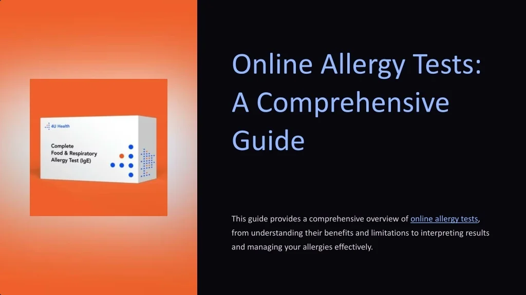 PPT - Allergy Tests Online A Comprehensive Guide PowerPoint ...