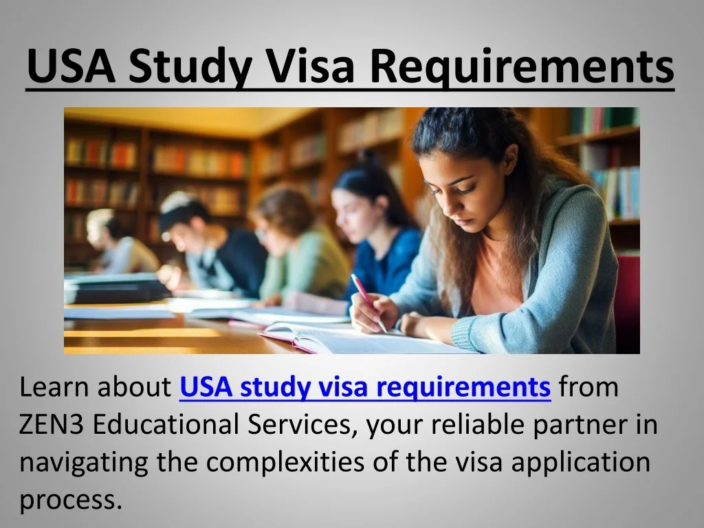 PPT - USA Study Visa Requirements PowerPoint Presentation, free ...