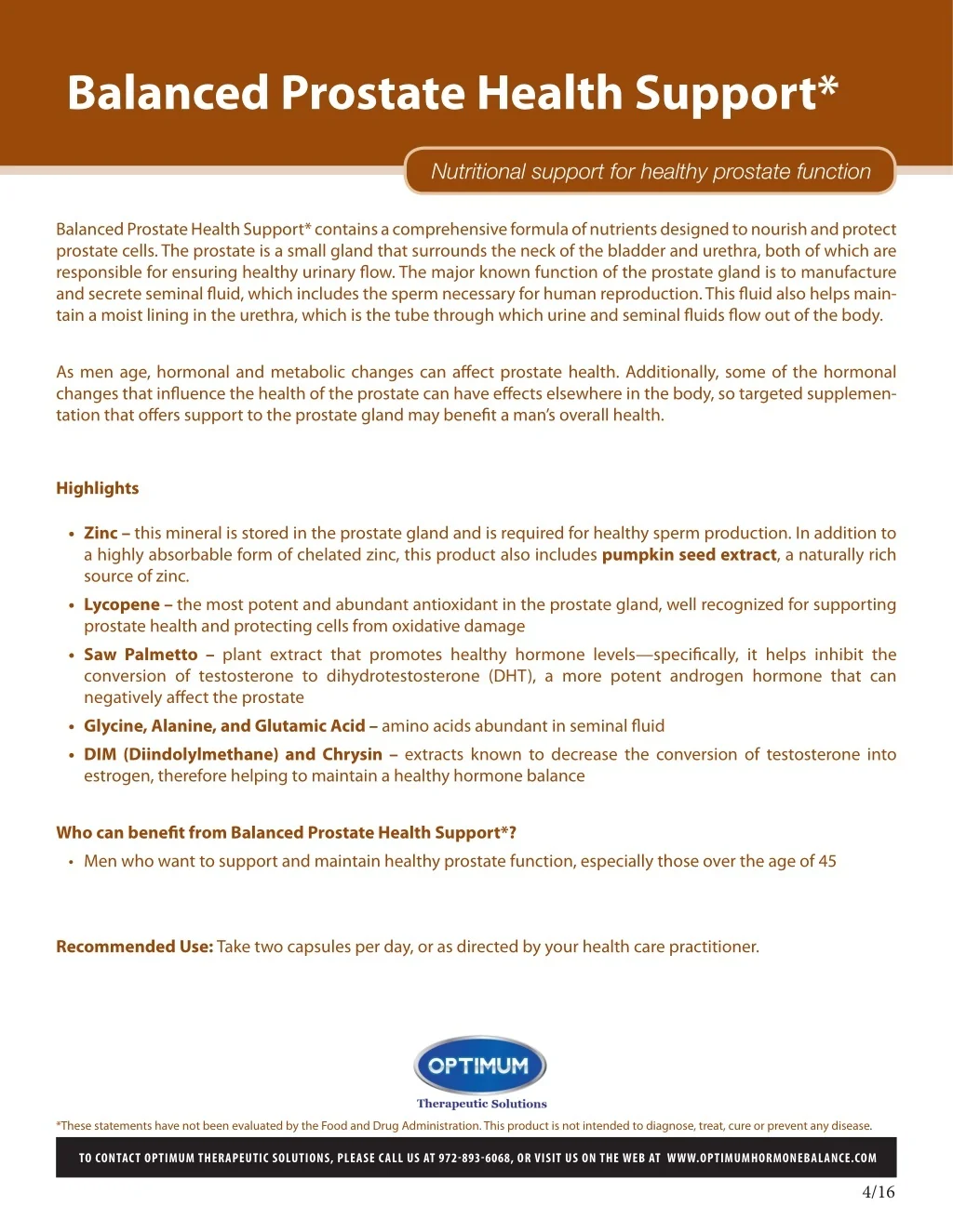 PPT - Support Your Prostate Health Naturally with Balanced Prostate ...