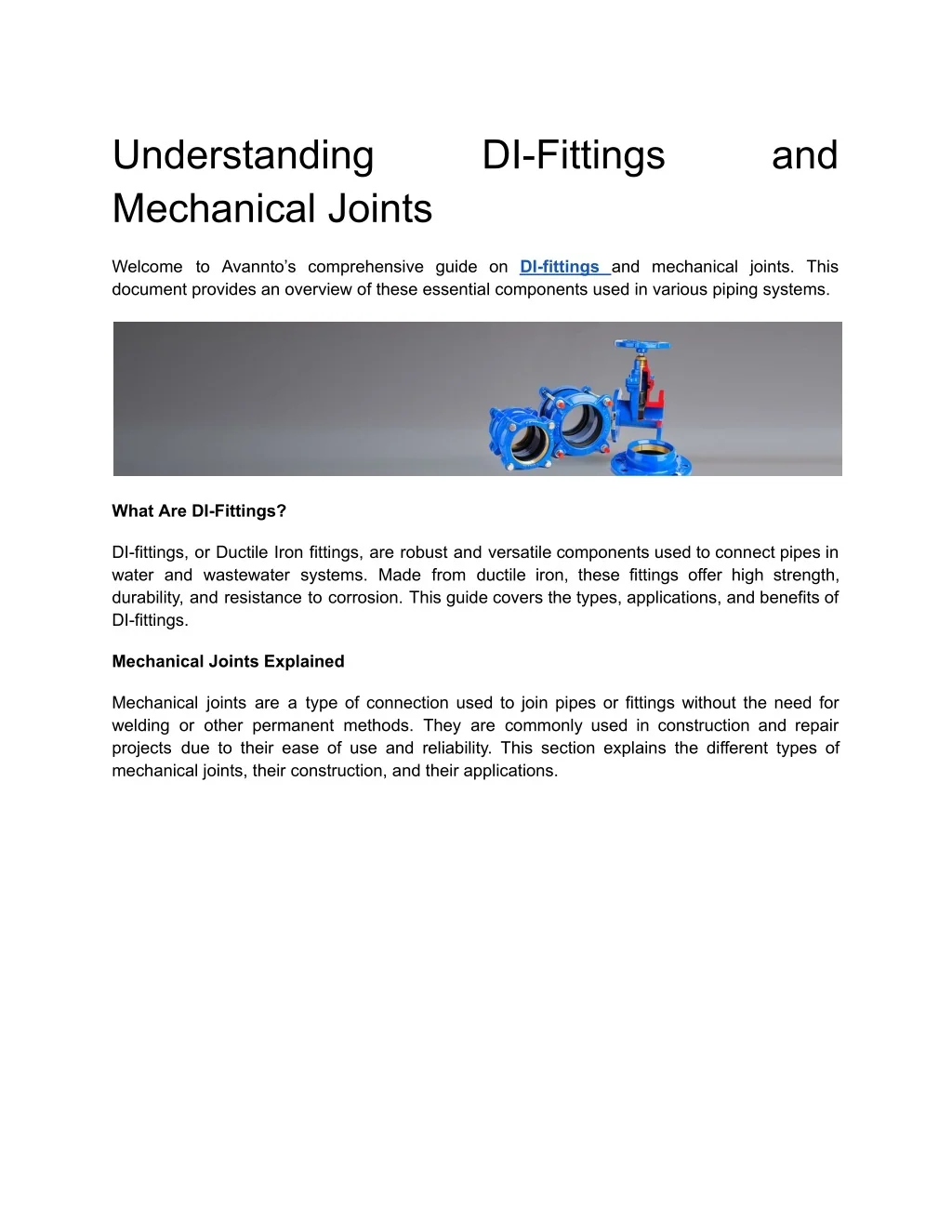 PPT - Understanding DI-Fittings and Mechanical Joints PowerPoint ...