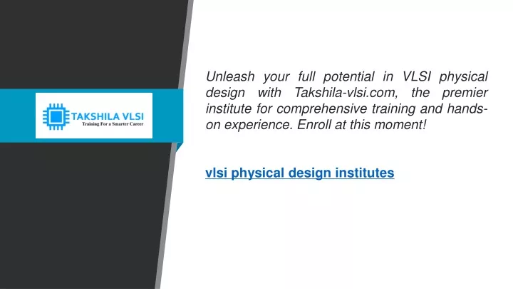 PPT - Vlsi Physical Design Institutes | Takshila-vlsi.com PowerPoint ... PPT - Vlsi Physical Design Institutes | Takshila-vlsi.com PowerPoint ...