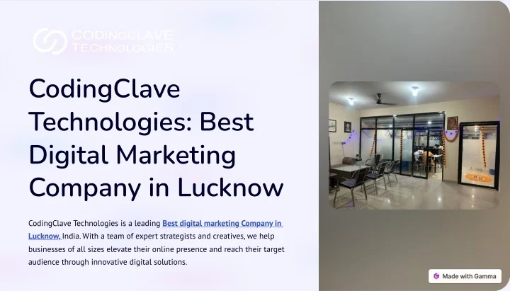 PPT - Best Digital Marketing Company in Lucknow PowerPoint Presentation ...