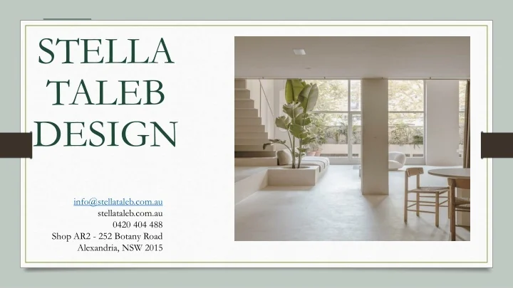 PPT - Bathroom Designers in Sydney - STELLA TALEB DESIGN PowerPoint Presentation - ID:13437831