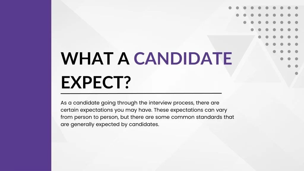 PPT - What a Candidate Expect PowerPoint Presentation, free download ...