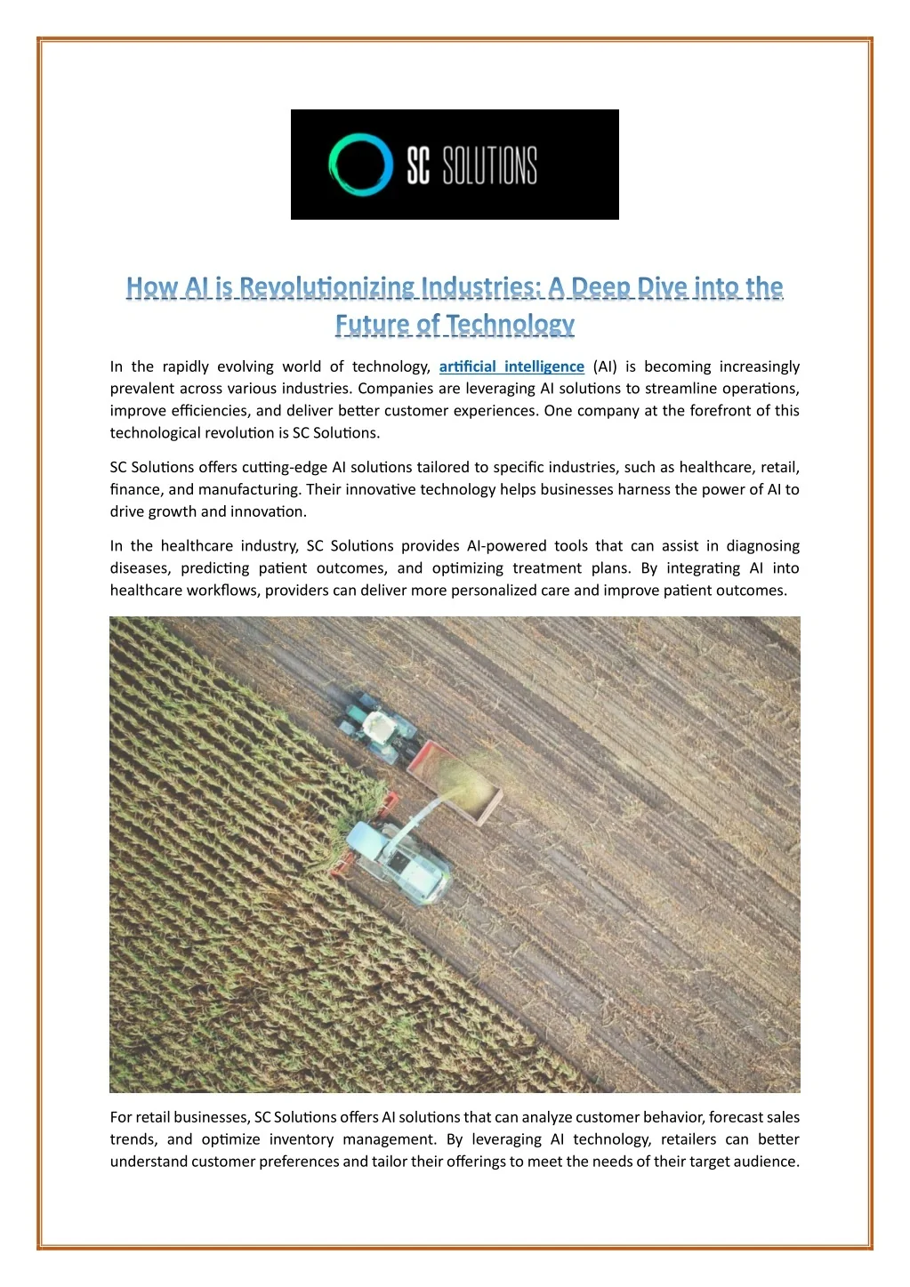 PPT - How AI is Revolutionizing Industries A Deep Dive into the Future ...