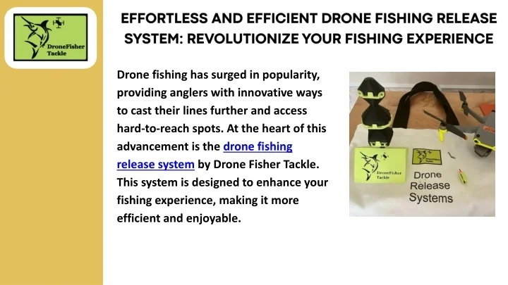 PPT - Innovative Drone Fishing Release System For Effortless Catch By ...
