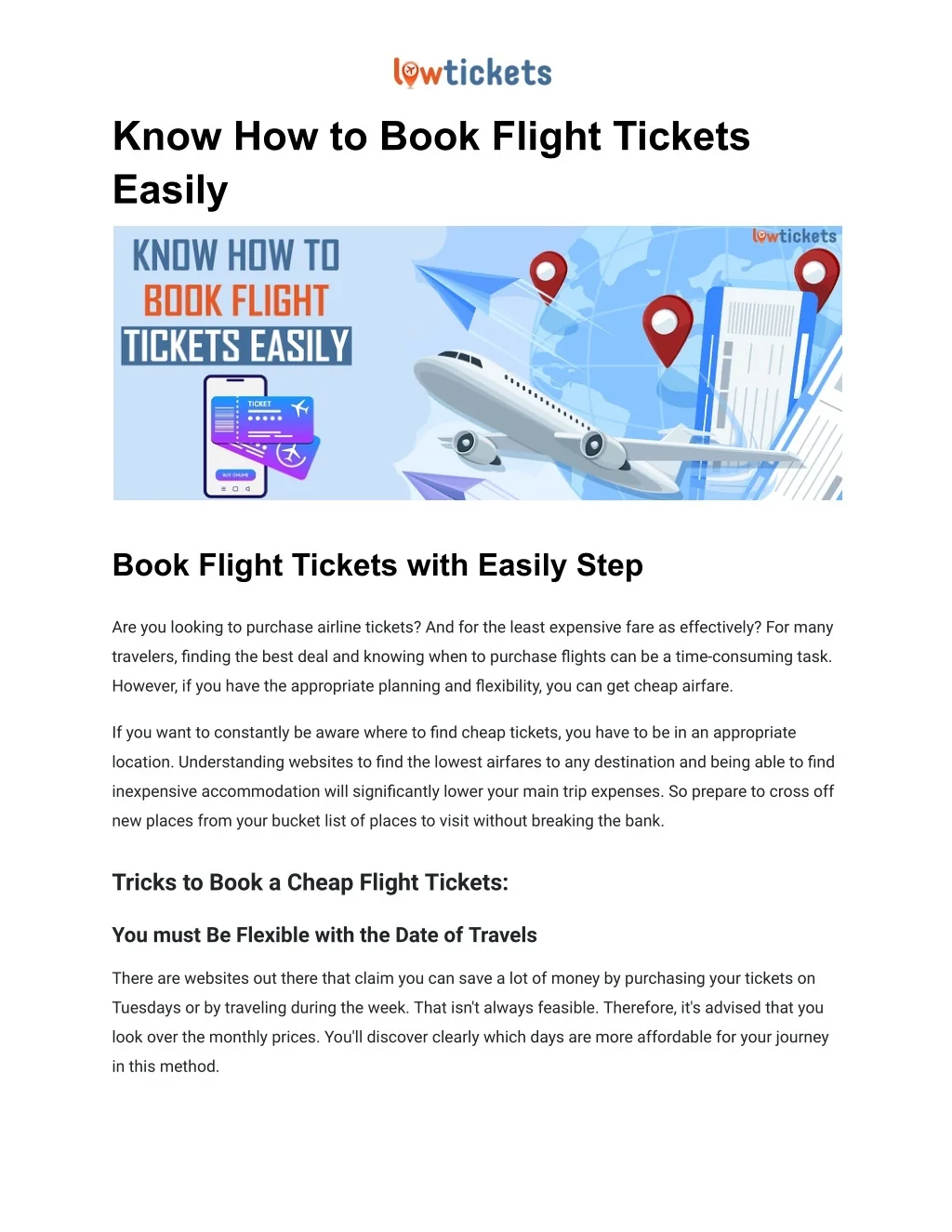 PPT - Know How to Book Flight Tickets Easily PowerPoint Presentation ...