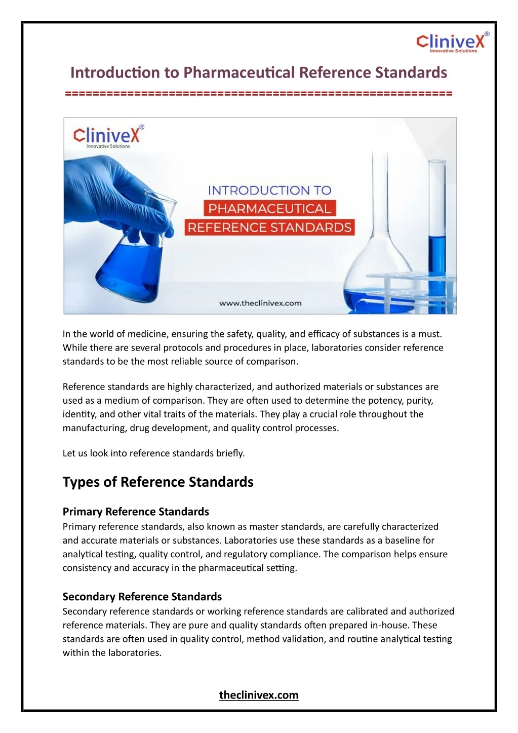 PPT - Introduction to Pharmaceutical Reference Standards PowerPoint ...