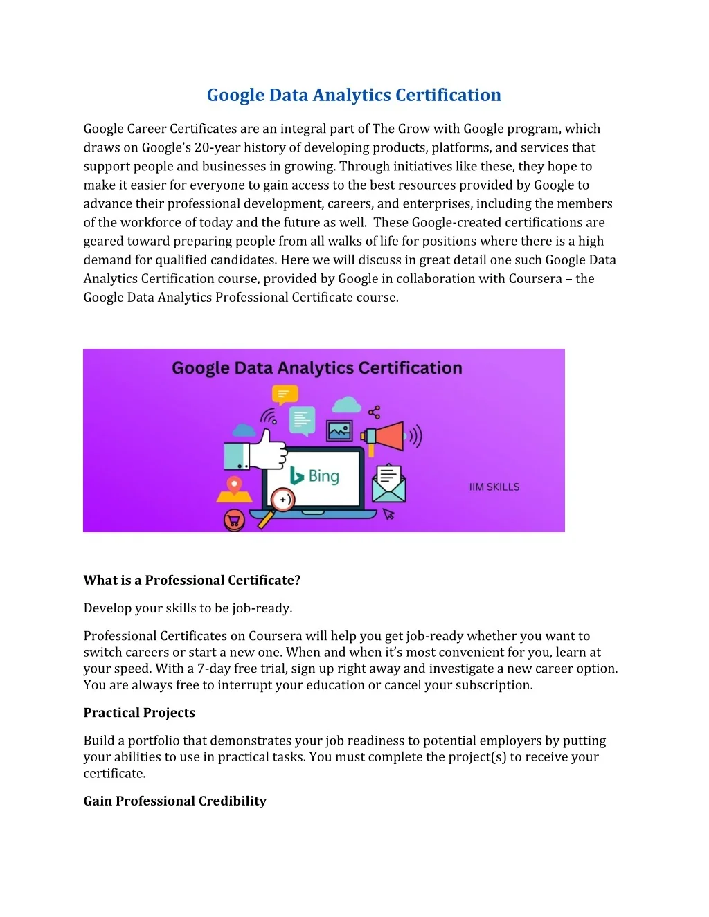 PPT - Google Data Analytics Certification PowerPoint Presentation, free ...