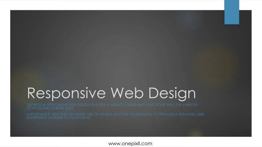 PPT - Responsive Web Design: Techniques and Best Practices PowerPoint ...