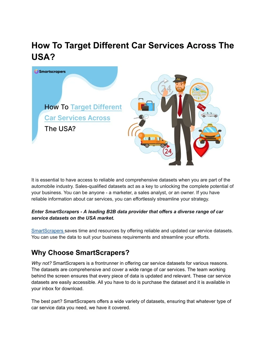 PPT - How To Target Different Car Services Across The USA PowerPoint ...