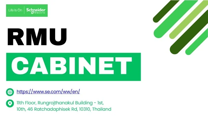 PPT - rmu cabinet | Schneider Electric Thailand PowerPoint Presentation - ID:13451045