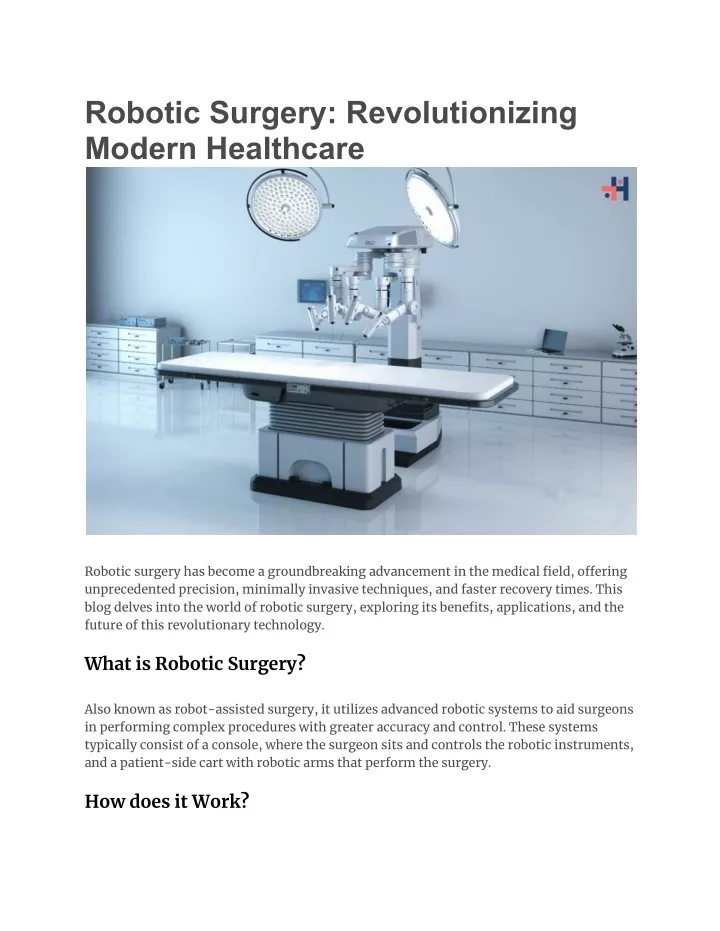 PPT - Robotic Surgery_ Revolutionizing Modern Healthcare PowerPoint ... PPT - Robotic Surgery_ Revolutionizing Modern Healthcare PowerPoint ...