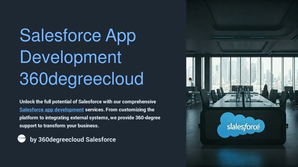 PPT - Salesforce-App-Development-360degreecloud PowerPoint Presentation - ID:13457498