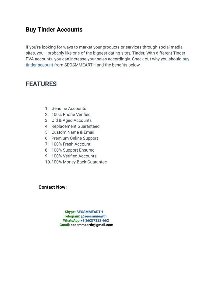 PPT - 10 Tips For Buy Tinder Accounts PowerPoint Presentation, free ...