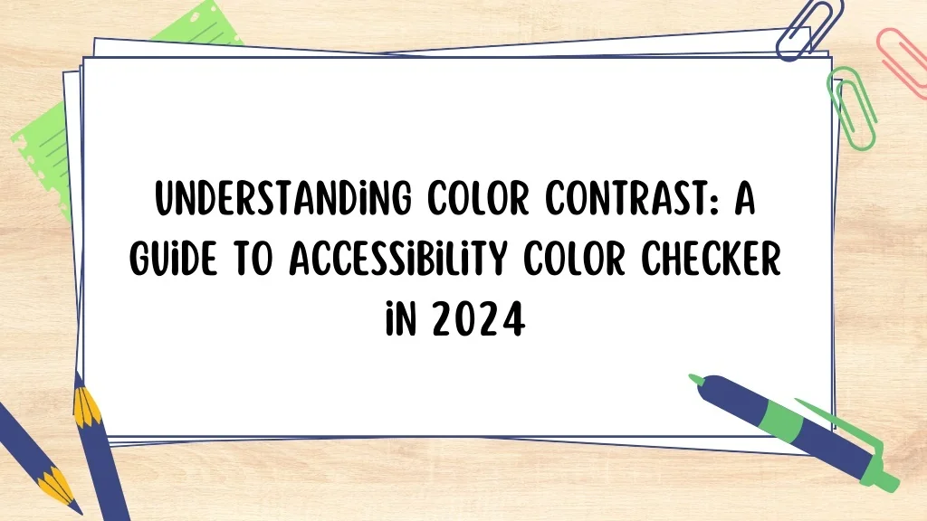 PPT - Understanding color contrast A guide to accessibility color ...