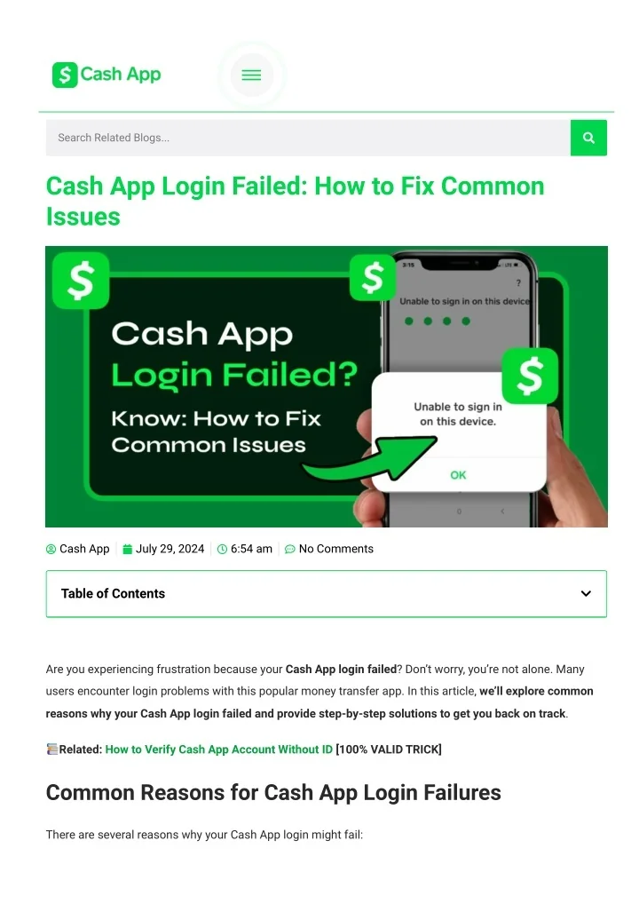 PPT - cashapprefund-com-...Cash App Login Failed PowerPoint ...