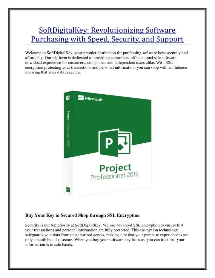 PPT - SoftDigitalKey Revolutionizing Software Purchasing with Speed ...