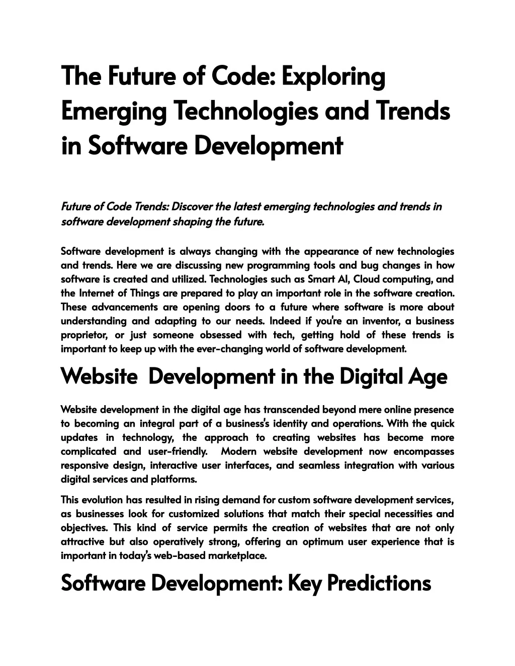 PPT - The Future of Code_ Exploring Emerging Technologies and Trends in ...