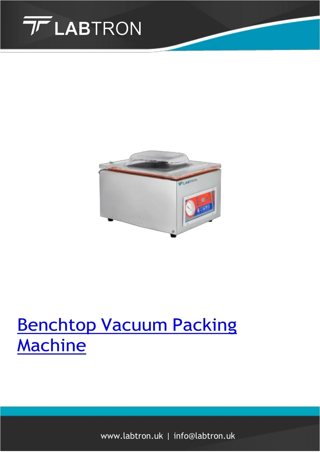 PPT - Benchtop-Vacuum-Packing-Machine 120 W PowerPoint Presentation ...