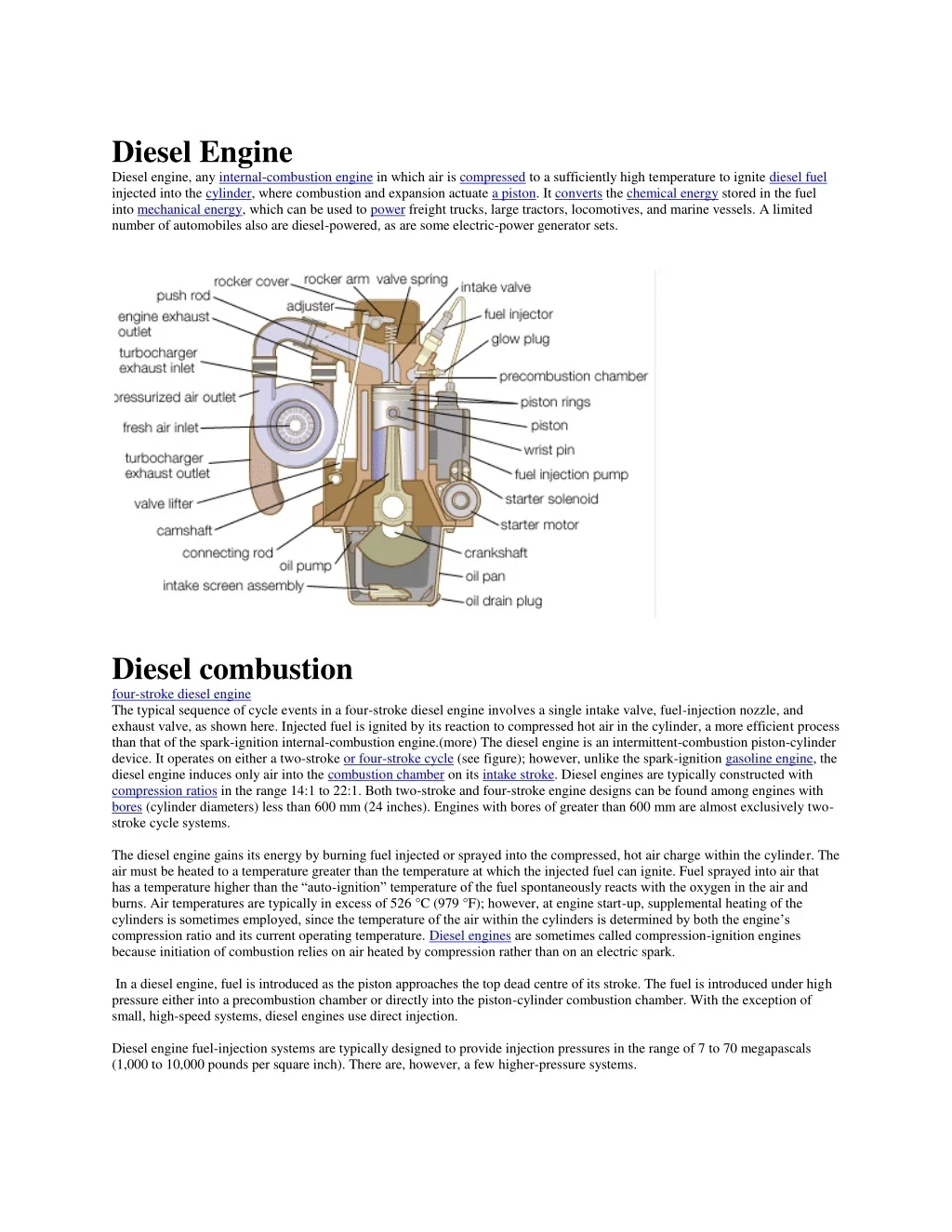 PPT - Diesel Engine PowerPoint Presentation, free download - ID:13470412
