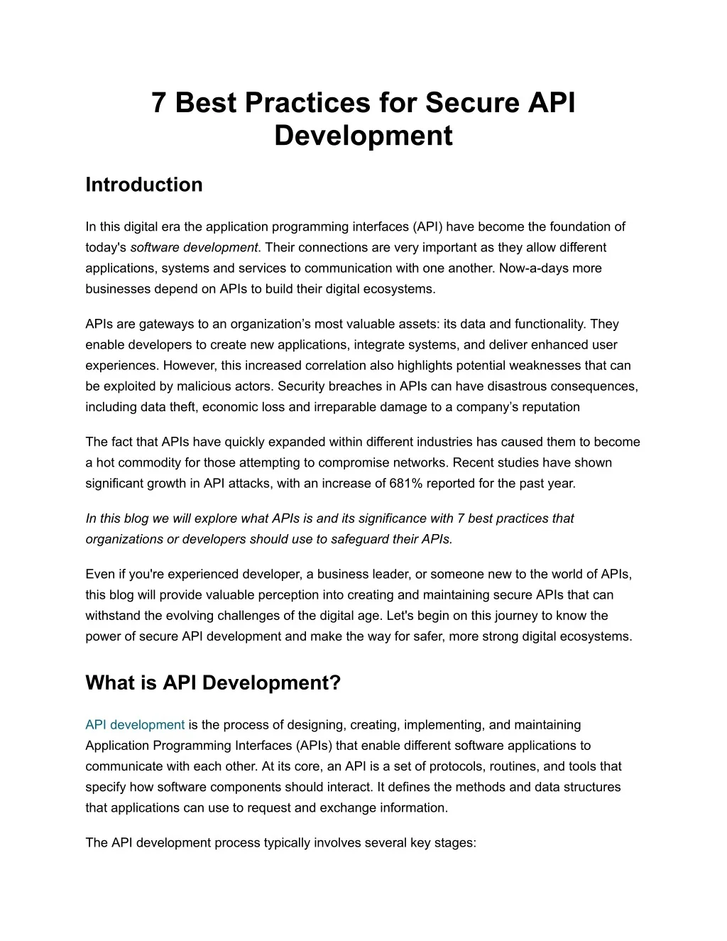 PPT - 7 Best Practices for Secure API Development PowerPoint Presentation - ID:13470922