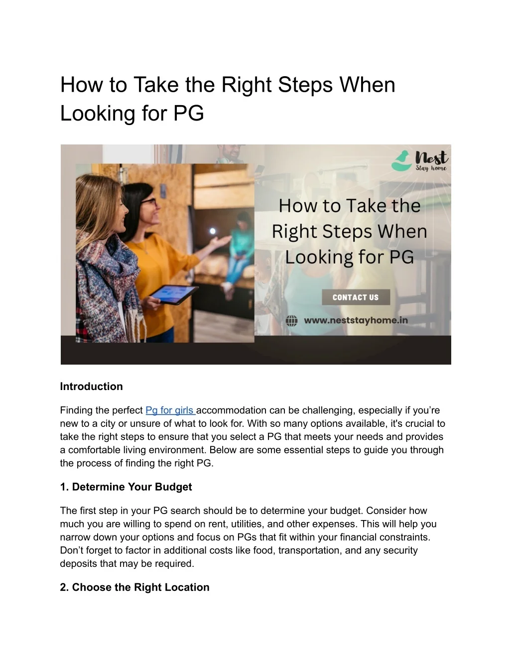 PPT - How to Take the Right Steps When Looking for PG PowerPoint ...