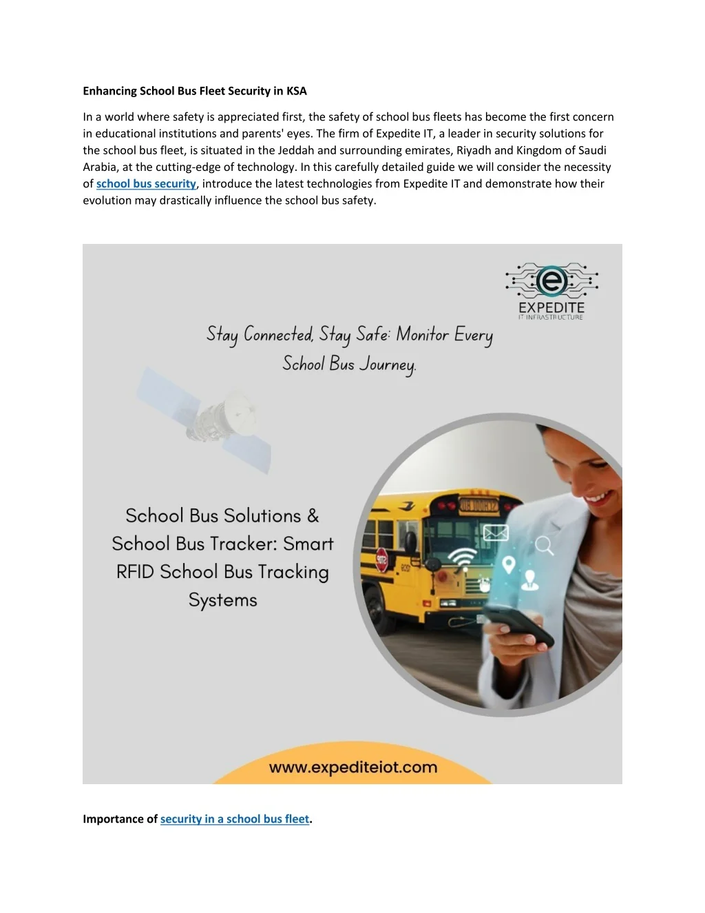 PPT - Enhancing School Bus Fleet Security in Saudi Arabia PowerPoint ...