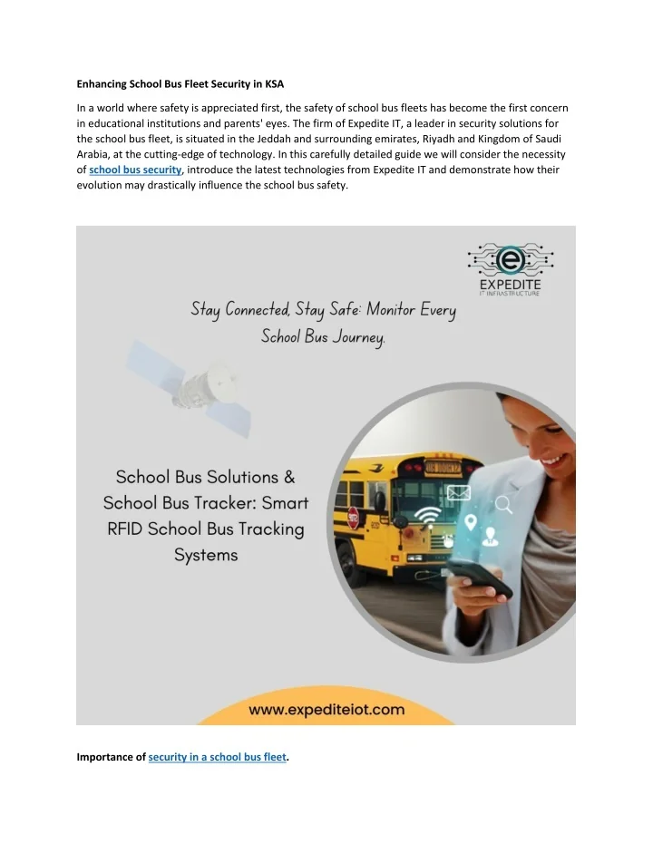 PPT - Enhancing School Bus Fleet Security in Saudi Arabia PowerPoint Presentation - ID:13473046