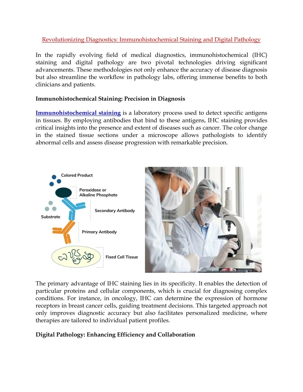 PPT - Revolutionizing Diagnostics Immunohistochemical Staining and ...
