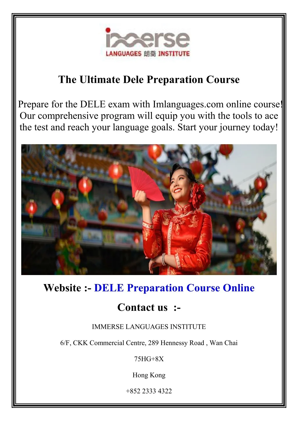 PPT - The Ultimate Dele Preparation Course PowerPoint Presentation ...
