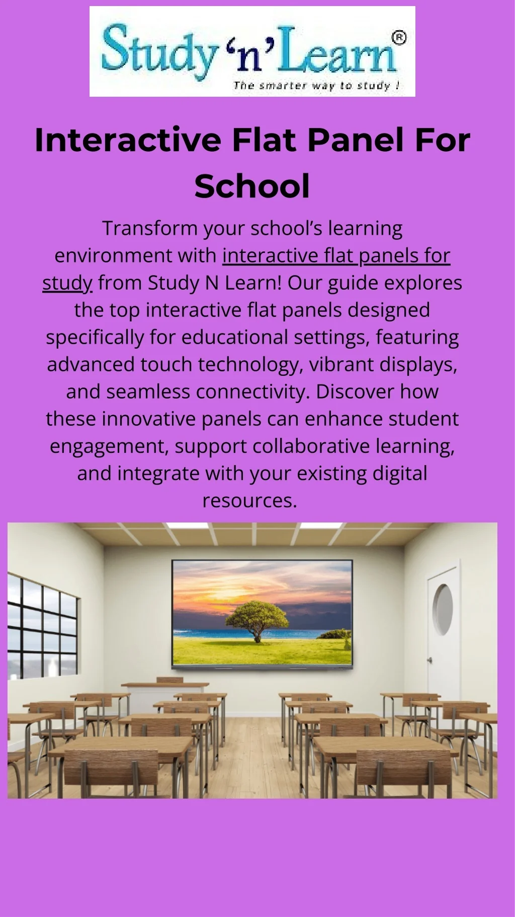 PPT - Transform Teaching with Interactive Flat Panel Displays PowerPoint Presentation - ID:13477315