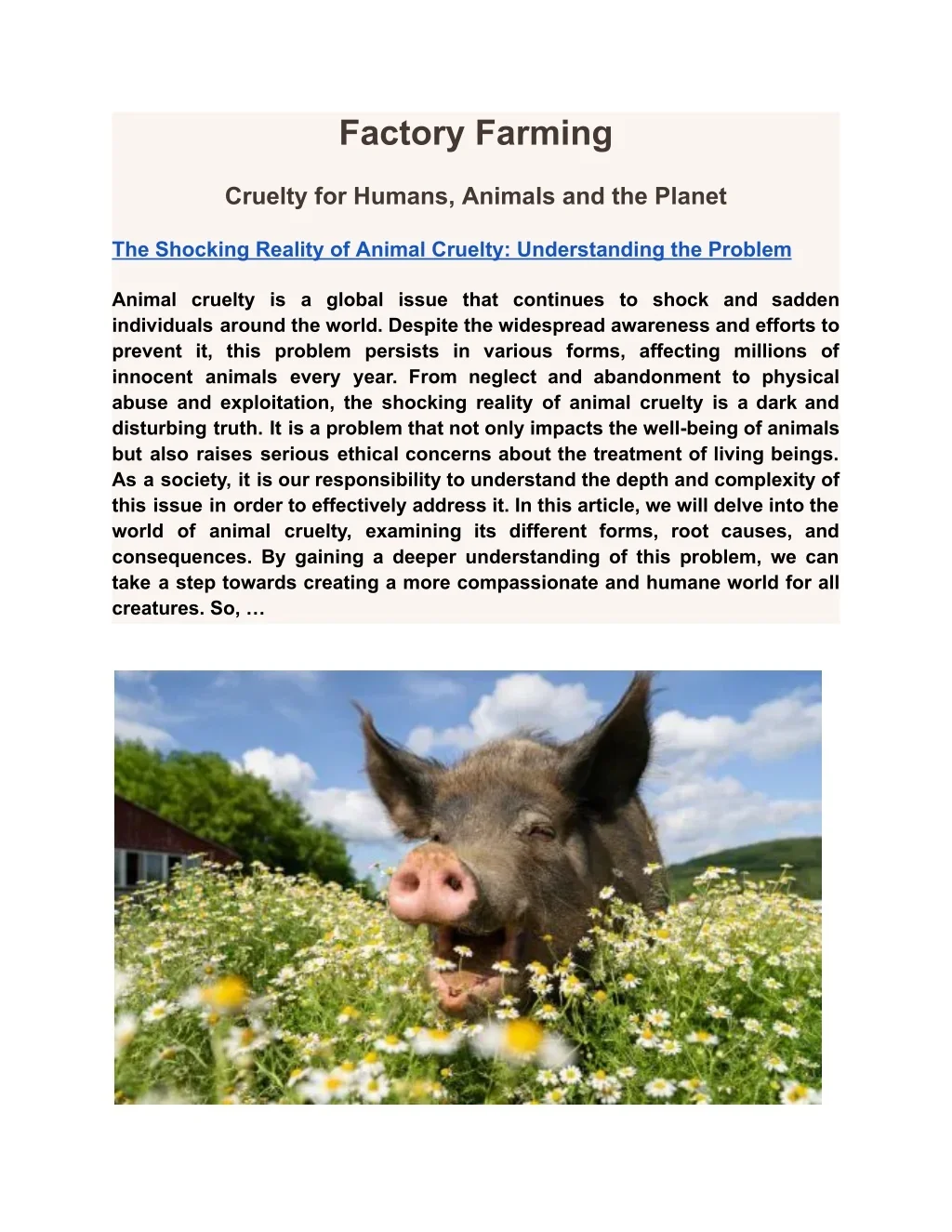 PPT - Factory Farming PowerPoint Presentation, free download - ID:13478326