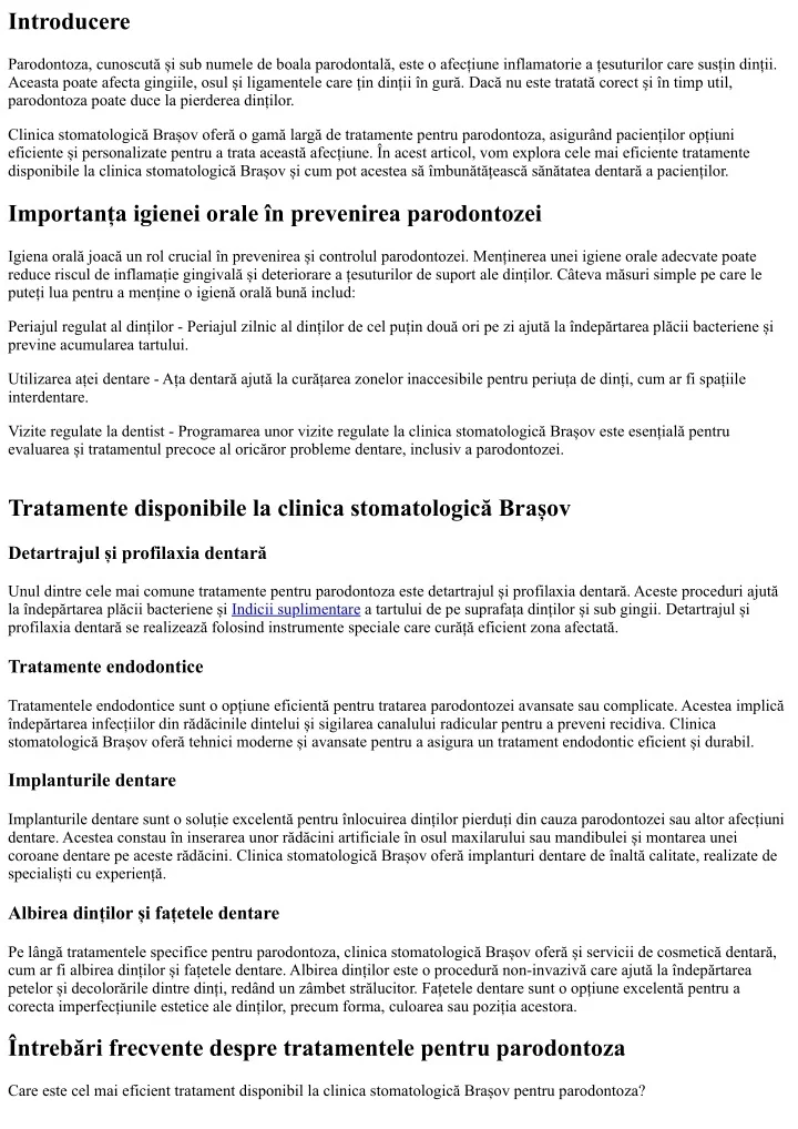 PPT - Cele mai eficiente tratamente pentru parodontoza disponibile la ...