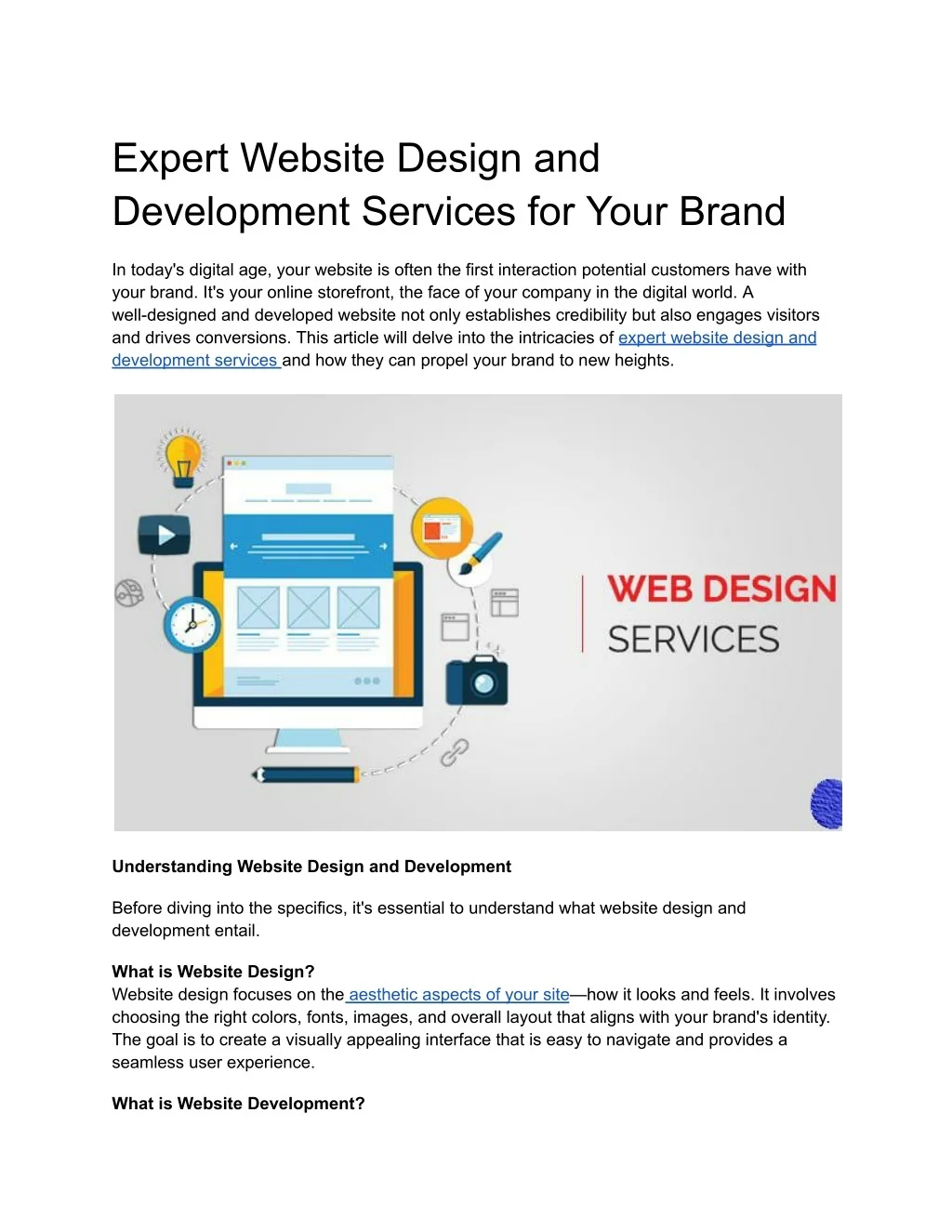 PPT - Expert Website Design and Development Services for Your Brand ...