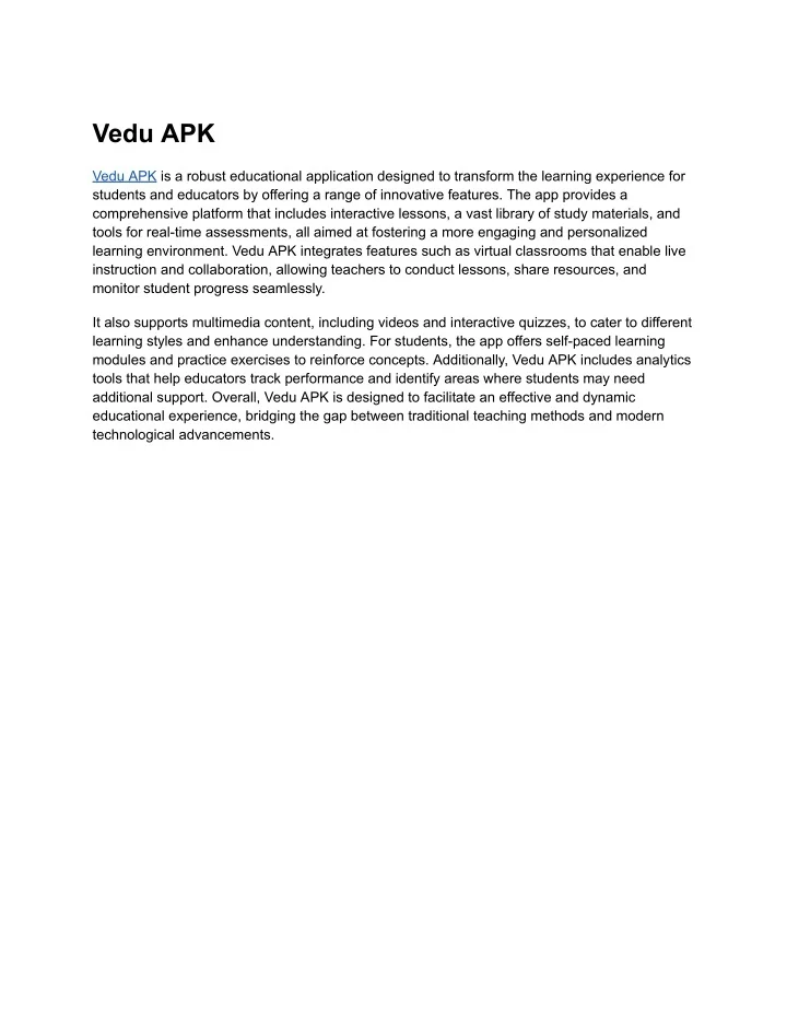 PPT - Vedu APK PowerPoint Presentation, free download - ID:13483925