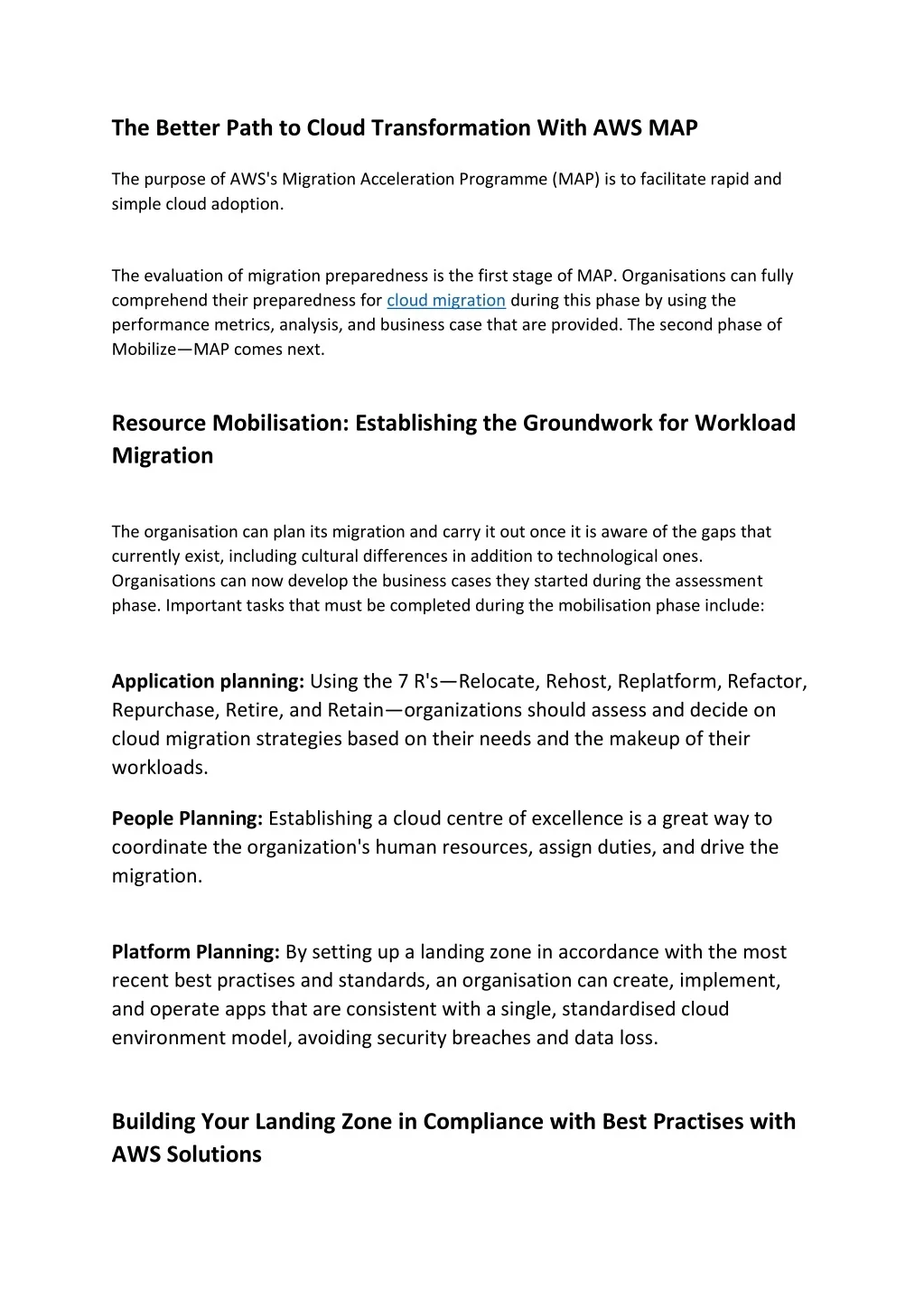 PPT - The better path to cloud transformation with AWS MAP PowerPoint Presentation - ID:13487164